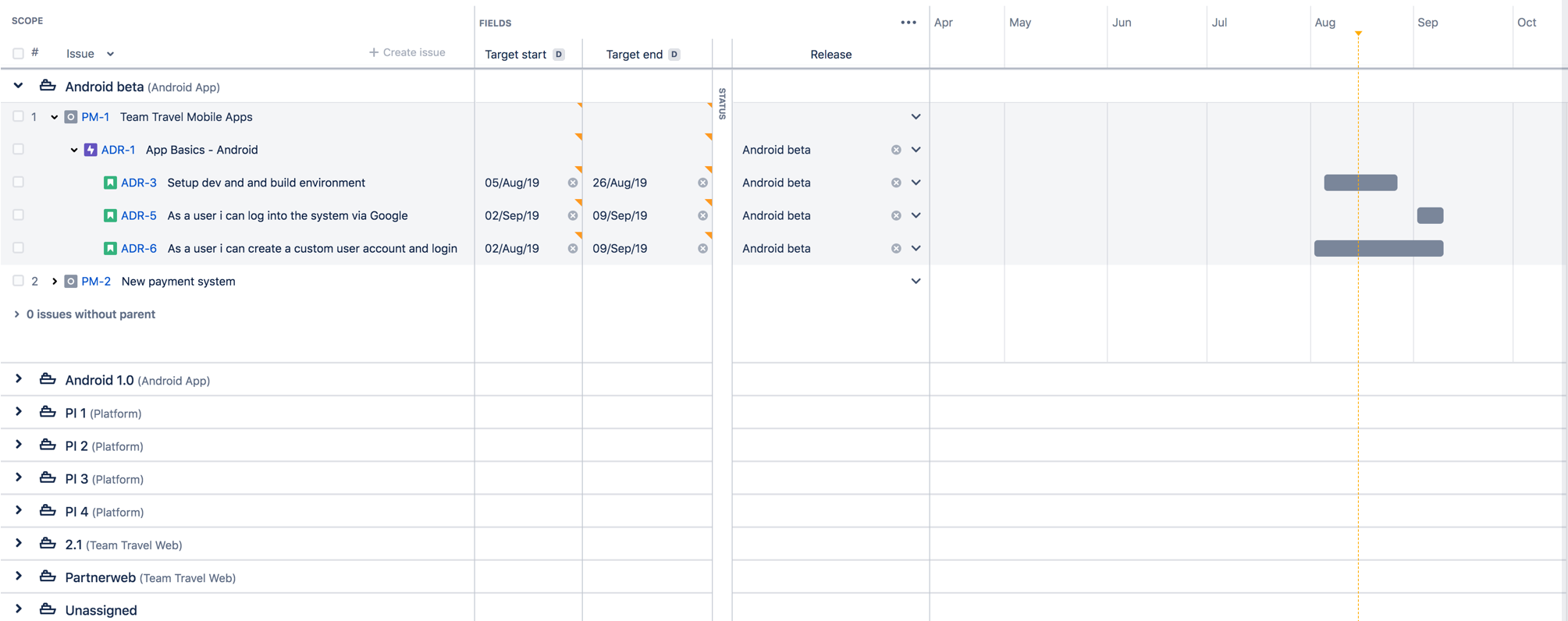Grouping by releases | Atlassian Support | Atlassian Documentation