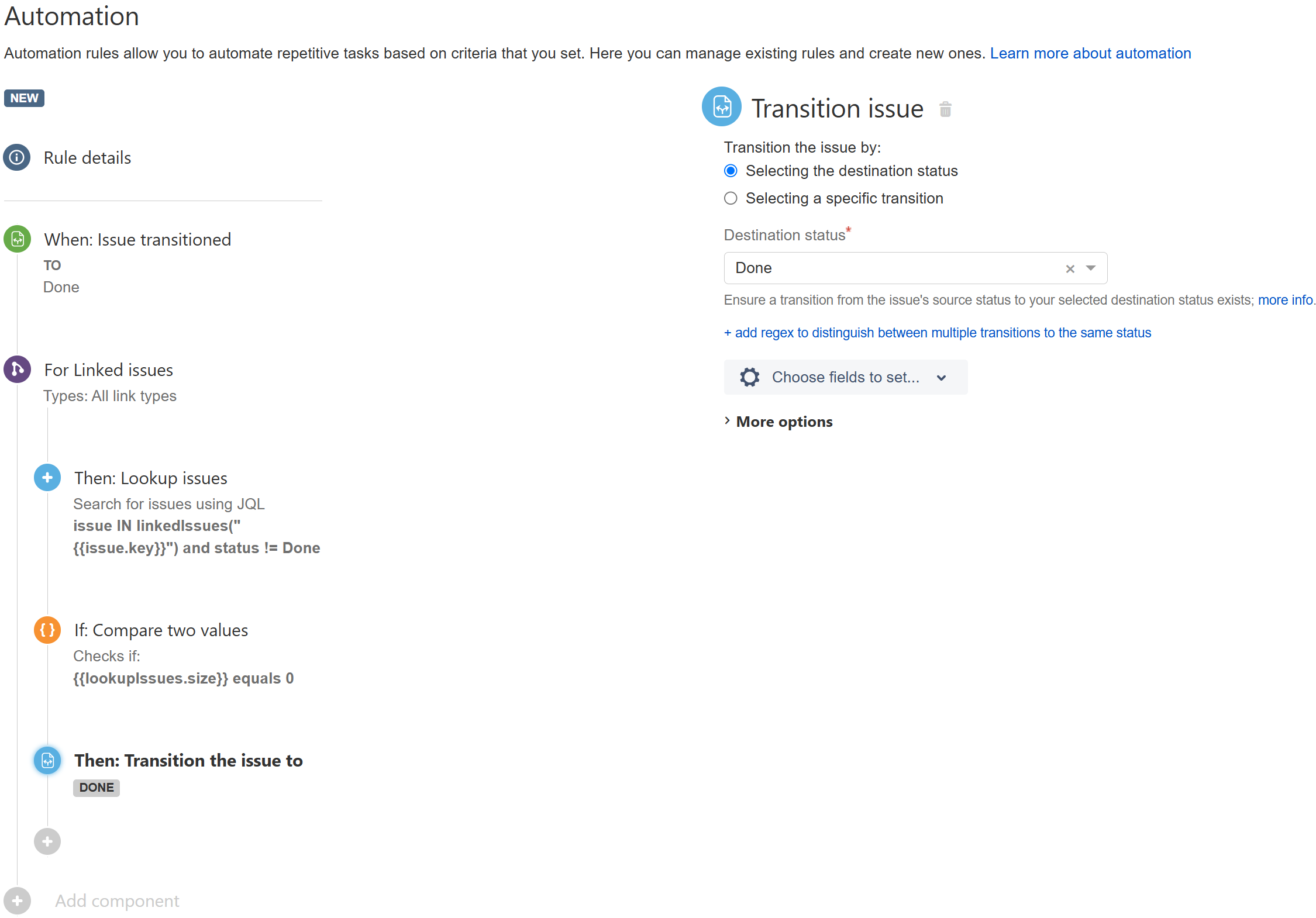 How To Automatically Close An Issue When All Its Linked Issues Are Closed In Jira Data Center