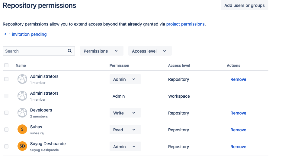 Bitbucket cloud: Removing users from Project or Repository Settings ...
