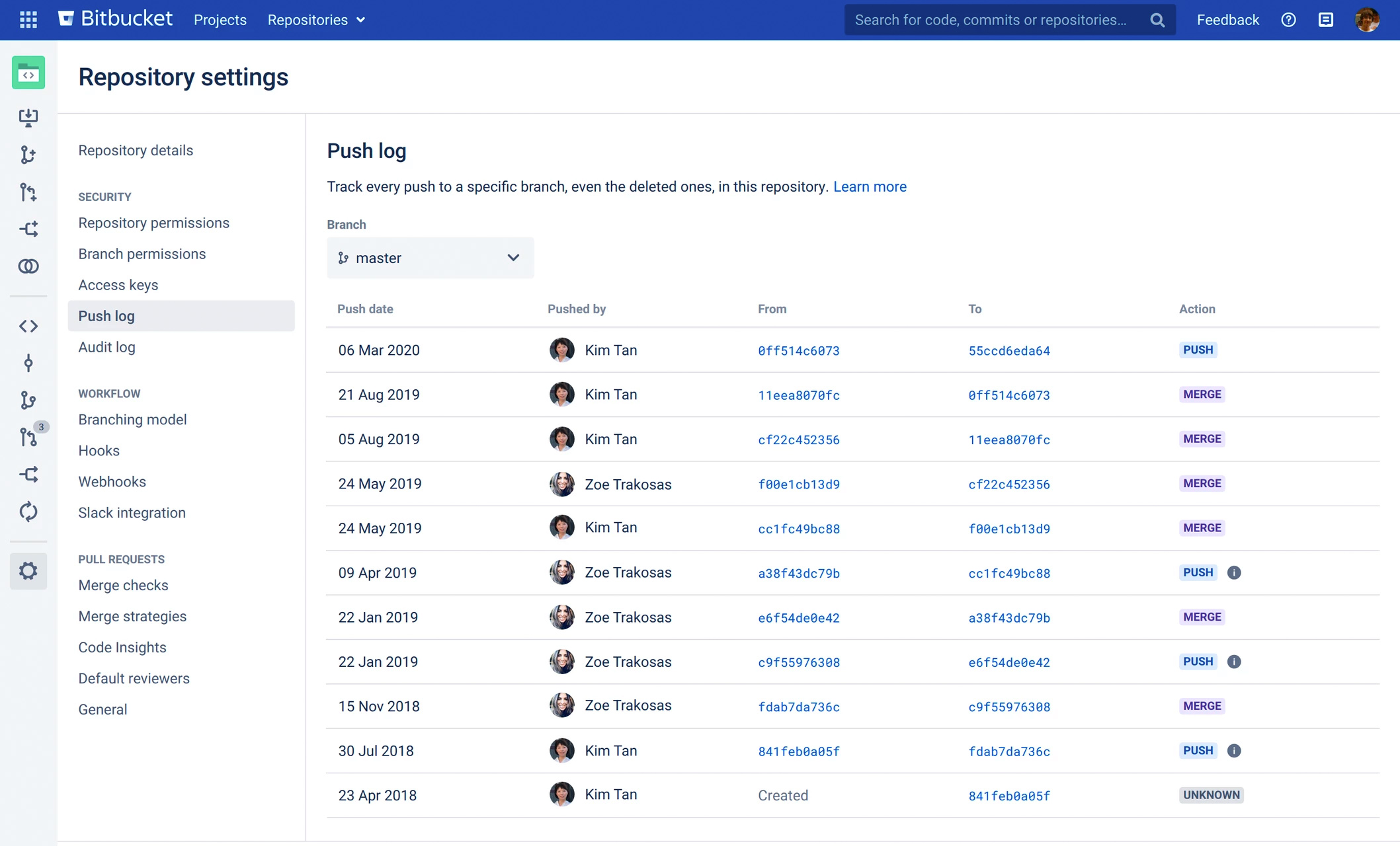 Bitbucket Server 7 1 Release Notes Bitbucket Data Center 8 19