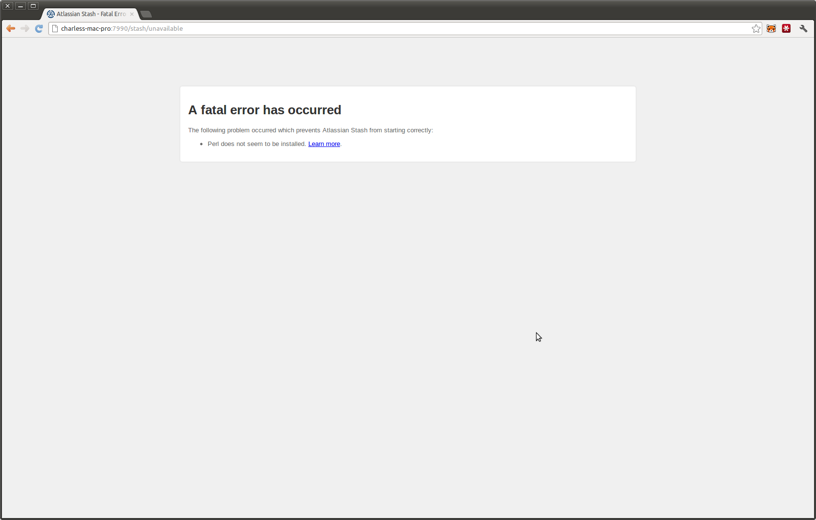 Bitbucket Server Fails To Start Perl Does Not Seem To Be Installed Bitbucket Data Center