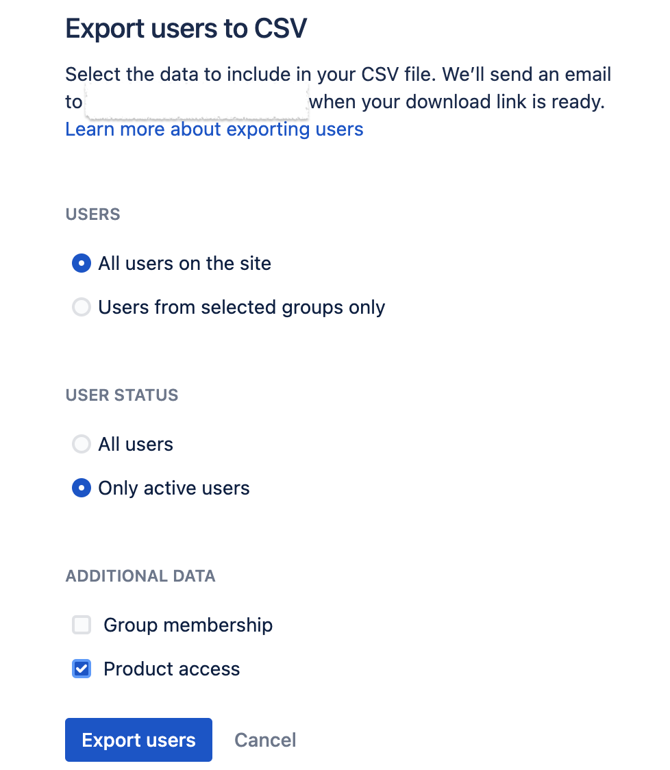 Resolving Too Many Results Error When Exporting Users Atlassian Cloud Atlassian Documentation