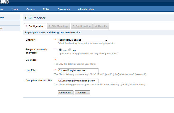How Do I Generate A Csv Export Of Users And Memberships From A Specific Directory In Crowd