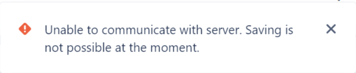 Unable To Save A Page In Confluence Due To The Editor Content Cannot Be Parsed Unexpected 