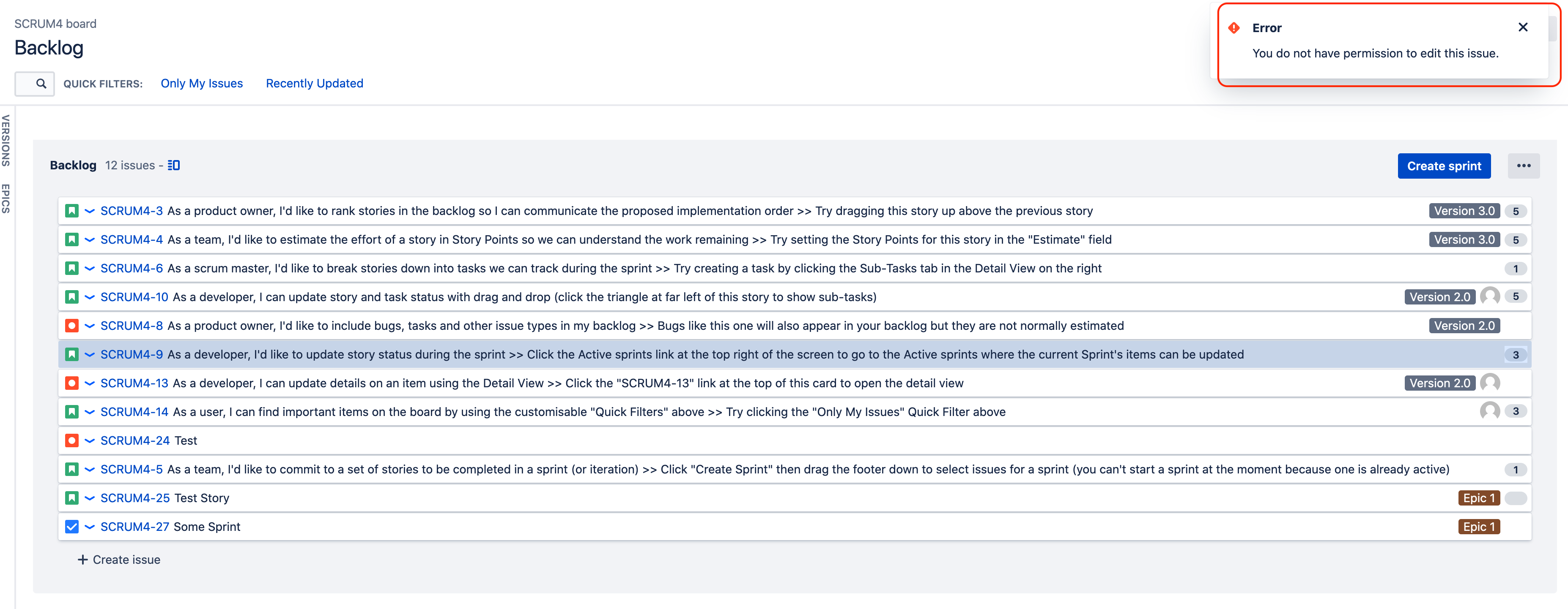 Some Users Are Unable Re Order Jira Issues On An Agile Board Jira