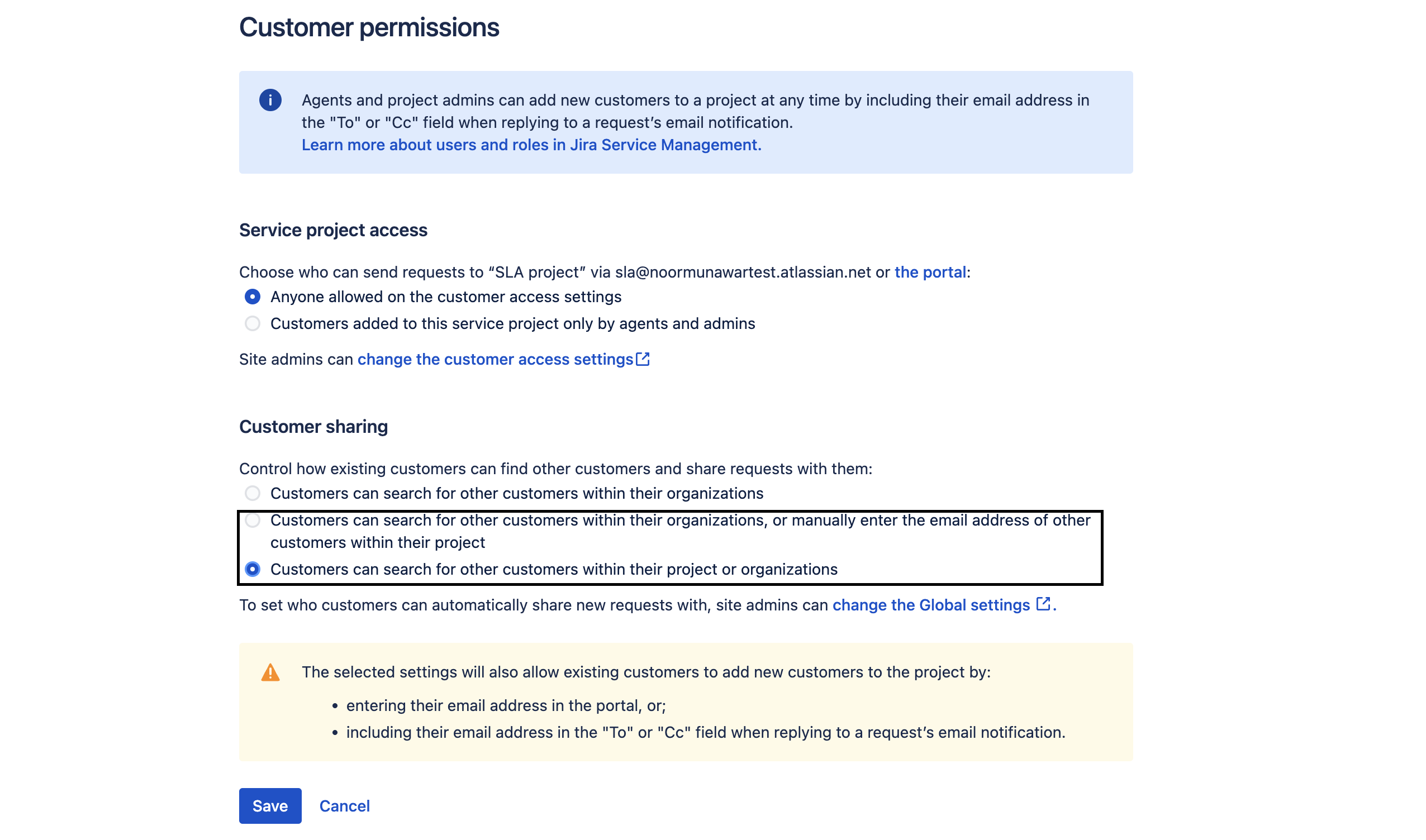 Users Added In Cc Are Not Getting Added As Request Participants To The Request Jira