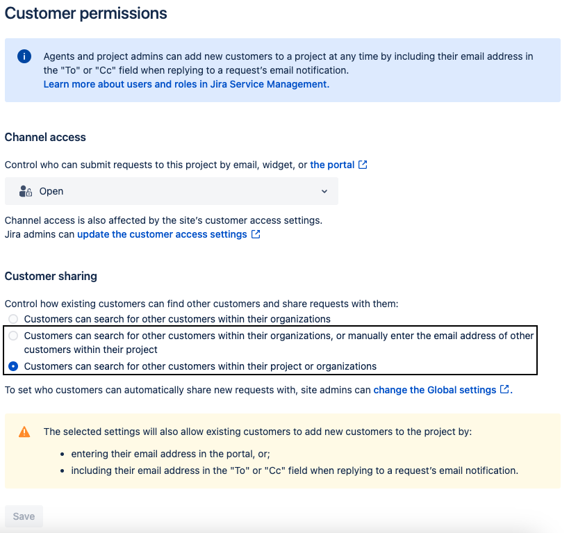 Users added in CC are not getting added as request participants to the ...