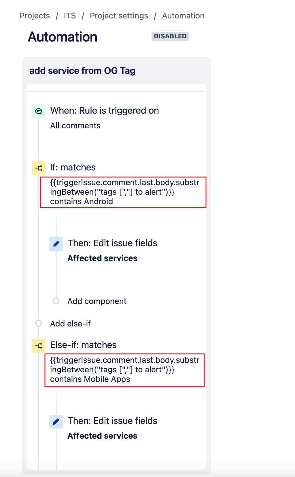 Add Affected Services On Opsgenie Alert And Update The Same On The Jsm