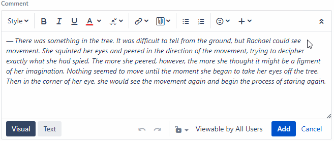 Wiki Markup Format Is Broken Or Not Rendering As Expected In Jira Jira Atlassian Documentation