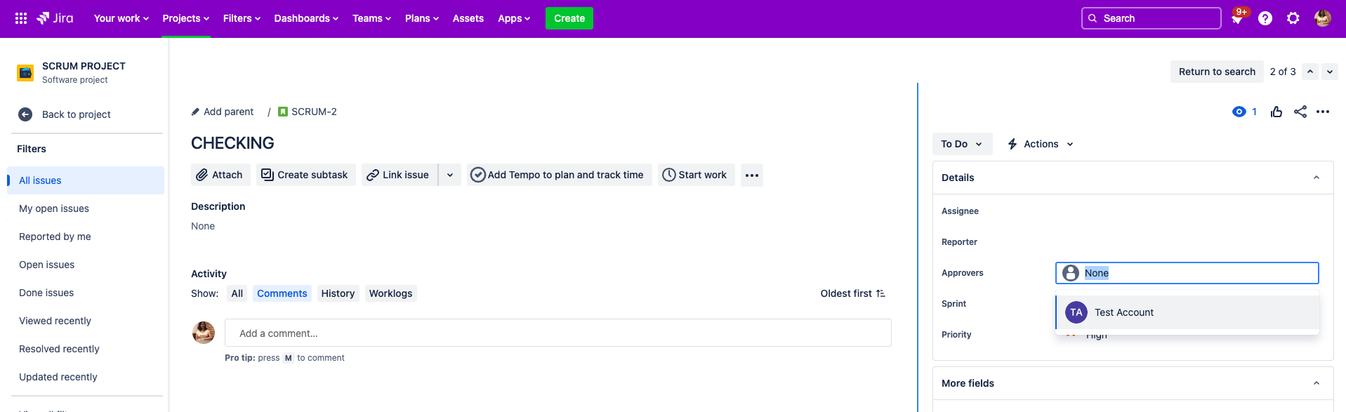 How to: Setup the user picker custom field should exclusively display only one default user ...