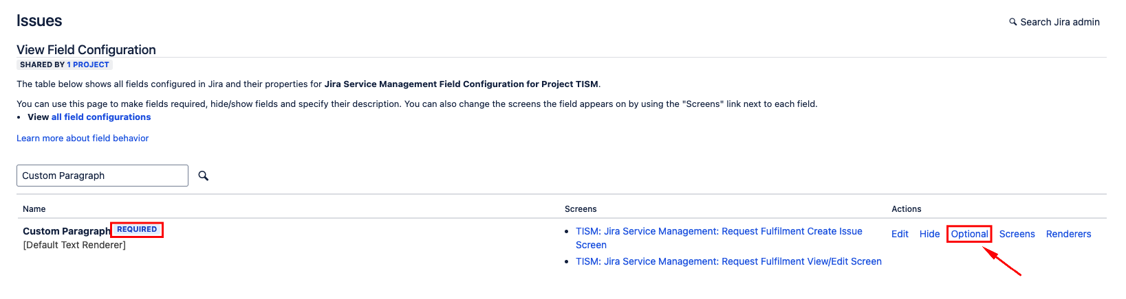Can't remove required field from the request form of a cloud service project. | Jira | Atlassian ...