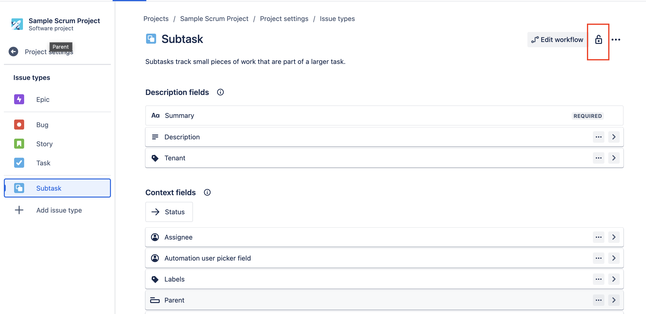 Error "We couldn’t restrict your issue type. Refresh the page and try again." while trying to ...